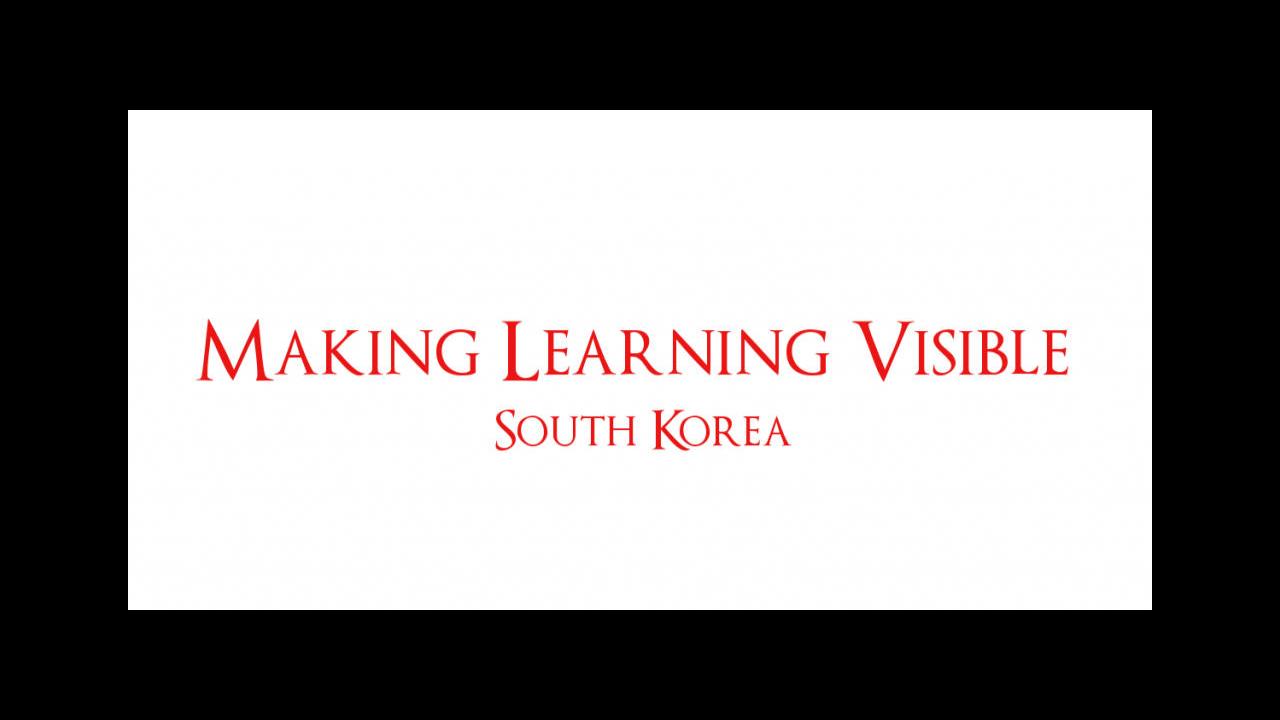 MLV (Nov 2020), Making Learning Visible, Seoul South Korea - Conference