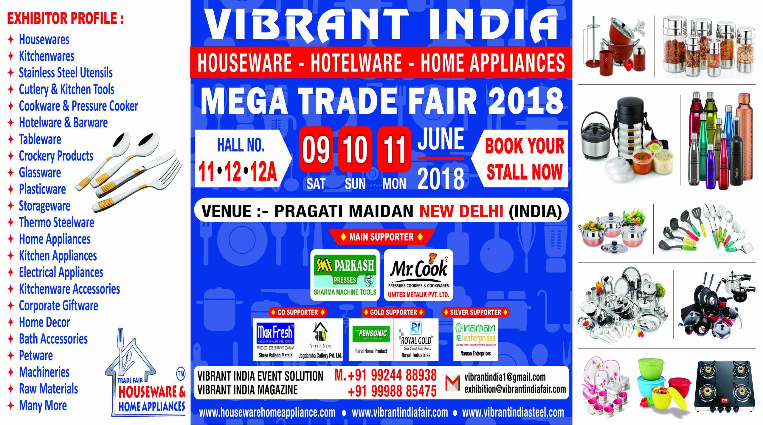 Kitchenware Expo Delhi (Jul 2023), VIBRANT INDIA, New Delhi India ...