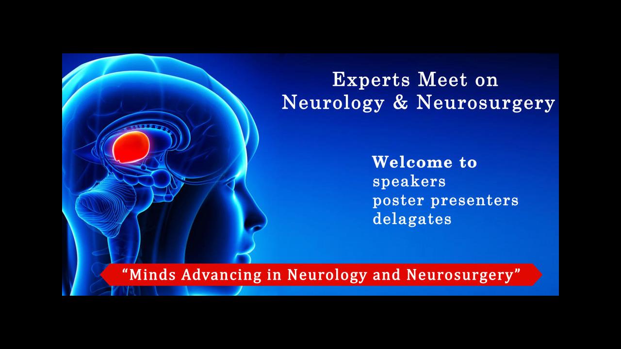 Experts Meet on Neurology & Neurosurgery (Jun 2020), Experts Meet on ...
