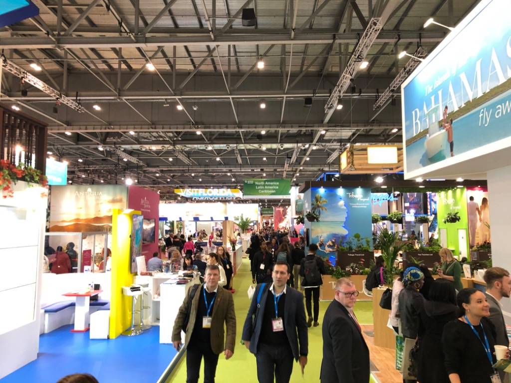 WTM London (Nov 2021), World Travel Market London, London UK - Trade Show