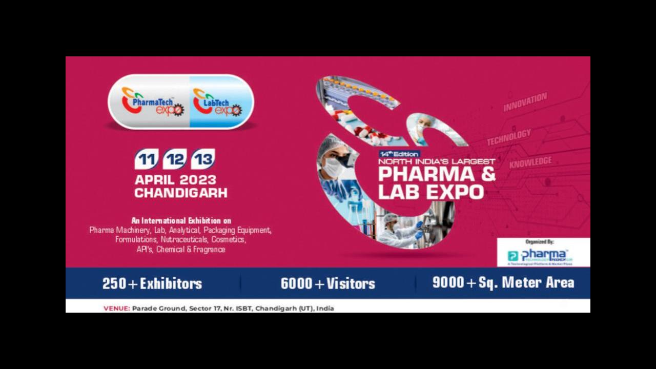 PTE (Apr 2023), PharmaTech Expo, Chandigarh India - Trade Show