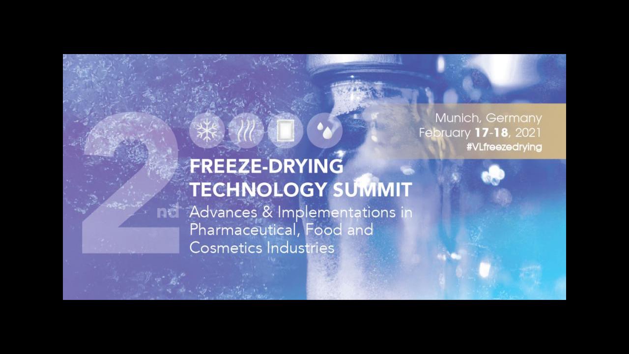 Freeze-Drying Technology Online Summit (Feb 2021), Online - Conference