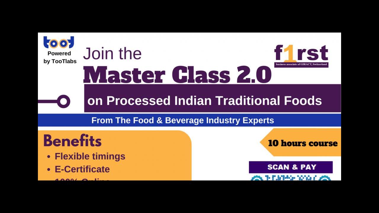 Masterclass PITF (Nov 2022), Masterclass 2.0 on Processed Indian ...