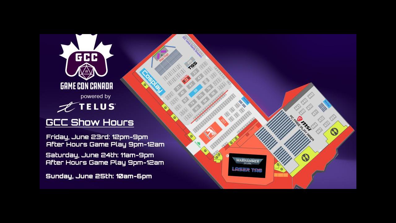 GCC (Jun 2023), GAME CON CANADA, Calgary Canada - Trade Show