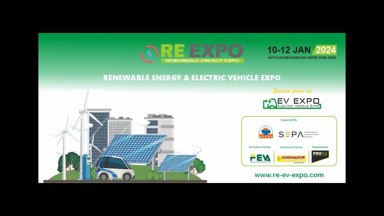 RE Expo (Jan 2024), Renewable Energy Expo, Pune India - Trade Show