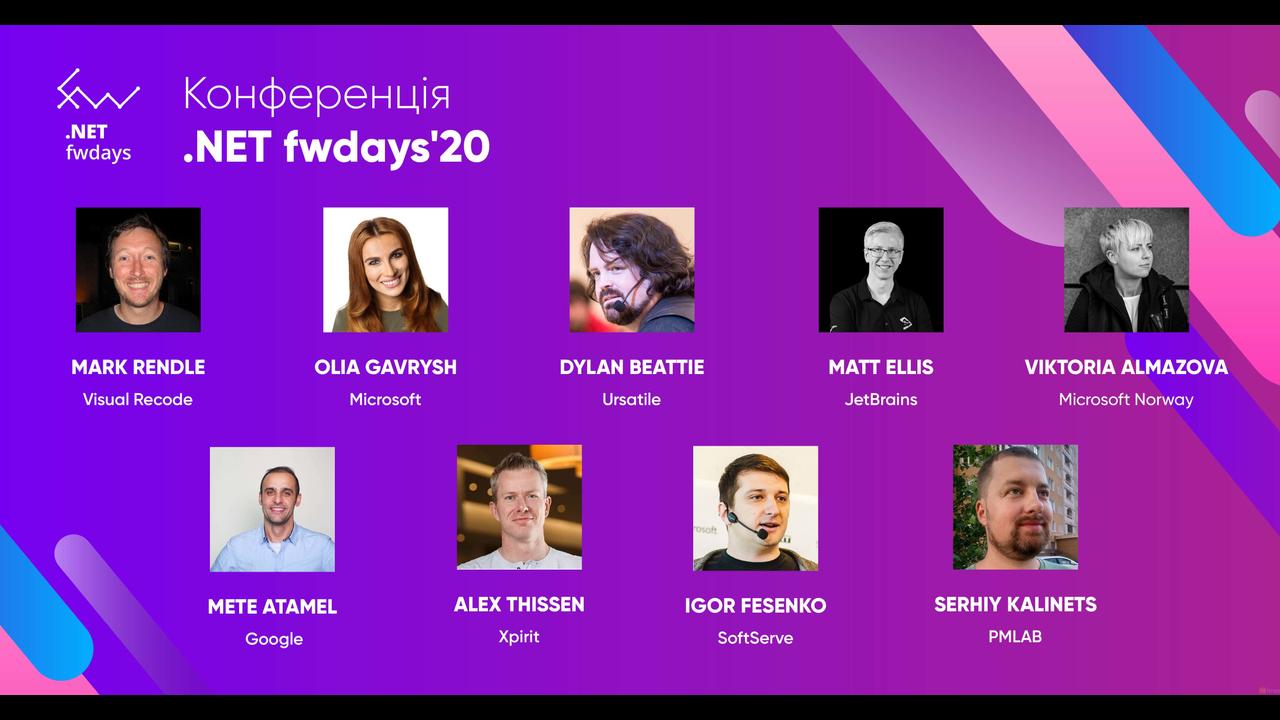 Dotnet fwdays (Aug 2022), .NET fwdays, Kiev Ukraine - Conference