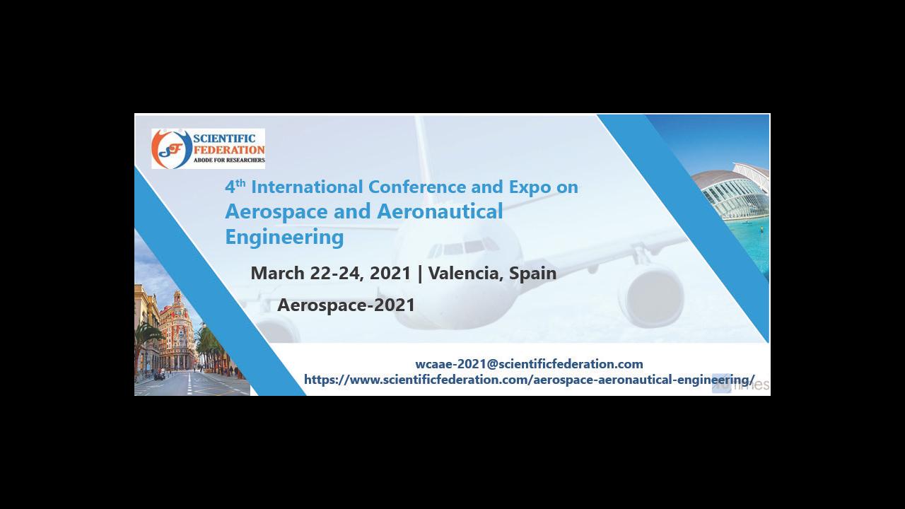 Aerospace (Oct 2021), International Conference and Expo on Aerospace ...