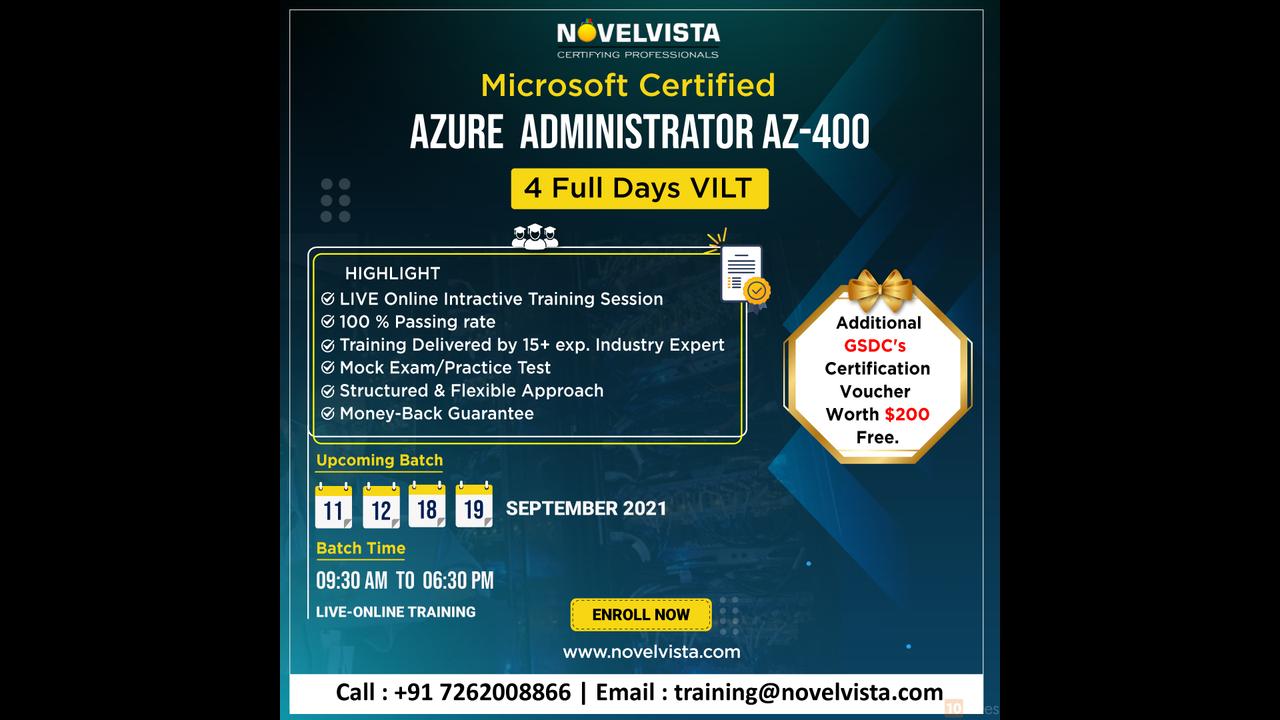 Microsoft Certified DevOps Engineer Expert AZ- 400 (May 2023), Online - Workshop