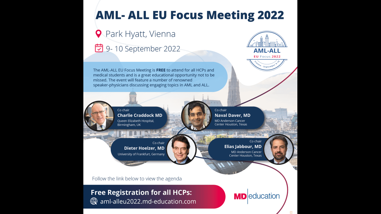 AML-ALL (Sep 2022), AML-ALL EU Focus, Vienna Austria - Conference