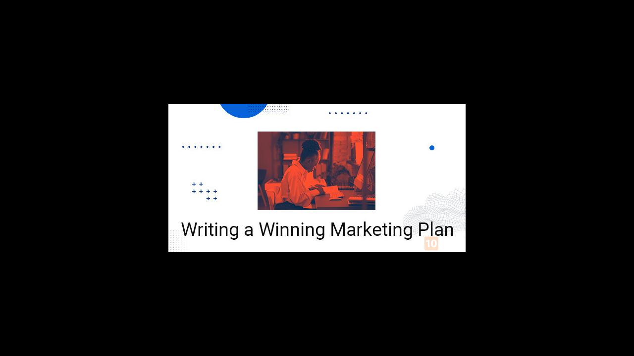 Writing a Winning Marketing Plan (Mar 2023), Online - Workshop
