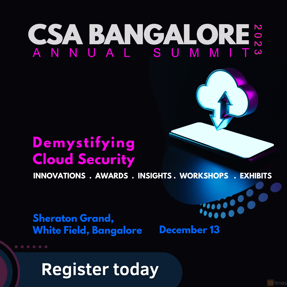 CSA Bangalore Annual Summit (Dec 2023), Cloud Security Alliance Bangalore Chapter Annual Summit ...