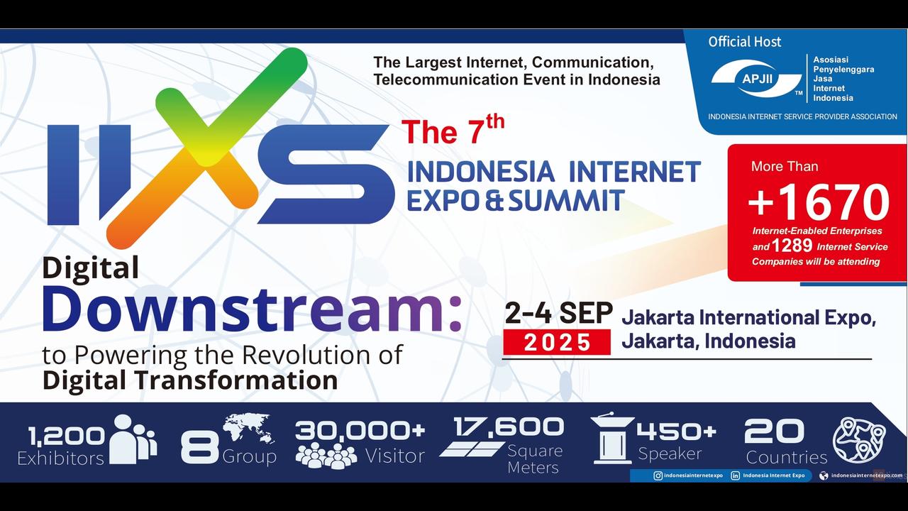 IIXS (Aug 2026), Indonesia Internet Expo & Summit, Jakarta Indonesia ...