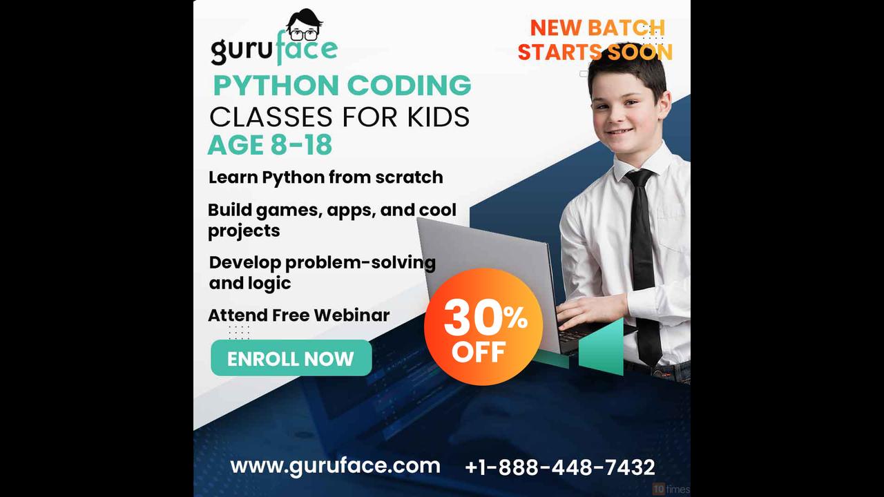 Python Coding Classes for Kids (Dec 2025), Online - Workshop